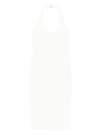 H&eacute;rve L&eacute;ger robe mi-longue Willa &agrave; dos nu - Blanc