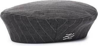 Karl Lagerfeld Baskenm&uuml;tze B3W33025 Dunkelgrau