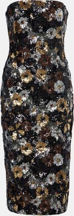 Max Mara Midikleid Vacillo mit Pailletten