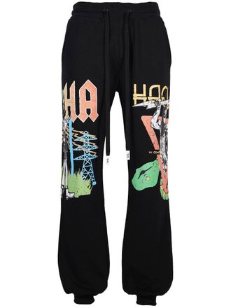 Haculla pantalon de jogging ample Crow Royale - Noir