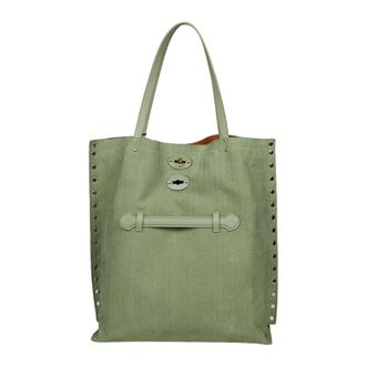 Zanellato Femme, Sacs, Vert, Taille: ONE Size Amoretto M Tote