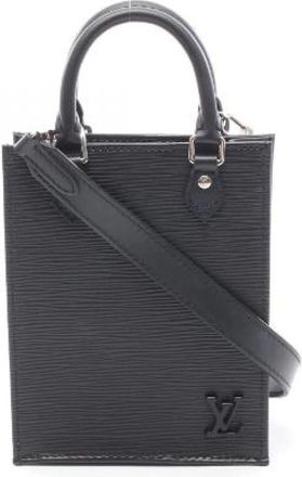 Louis Vuitton Pre-owned Petit Sac Plat Epi Handbag - Femme - Pre-owned - Noir - Taille: ONE Size