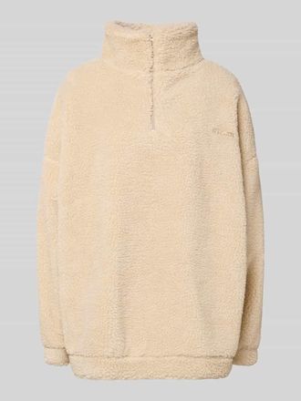 Karo Kauer Oversized Fleecepullover mit Rei&szlig;verschluss