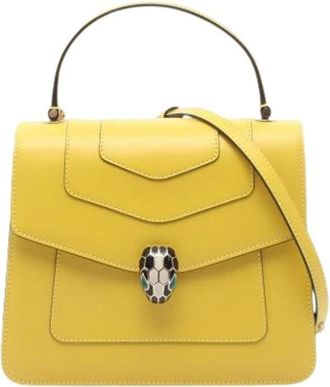 Bulgari Sac &agrave; main vintage Pre-owned - Femme - Pre-owned - Jaune - Taille: ONE Size