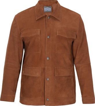 Dreimaster Dreimaster Jacke M&auml;nner Cognac