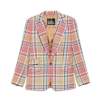 Vivienne Westwood Homme, Costumes, Multicolore, Taille: L Veste un Bouton