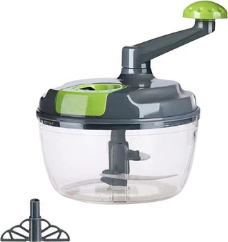 Generic Manueller Gem&uuml;sew&uuml;rfelschneider - K&uuml;chenmaschine mit klappbarem Griff, handgekurbelter K&uuml;chenzerkleinerer | Multifunktionaler schneller manueller Gem&uuml;