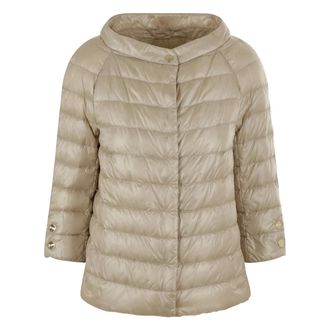 Herno Femme, Vestes, Beige, Taille: 44 FR Elsa Piumino
