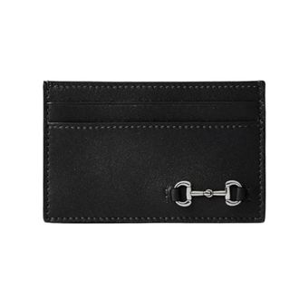 Gucci Kartenetui mit Horsebit - - Accessories - Damen - Schwarzk - ONE SIZE