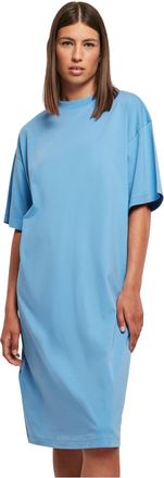 Urban Classics Damen Kleid Ladies Organic Long Oversized Tee Dress horizonblue M