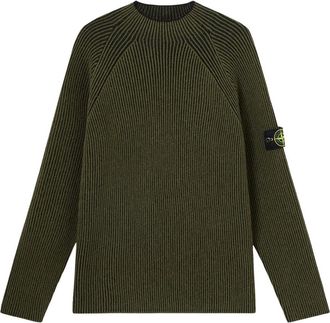 Stone Island Homme, Pulls, Vert, Taille: M Maille ras du cou