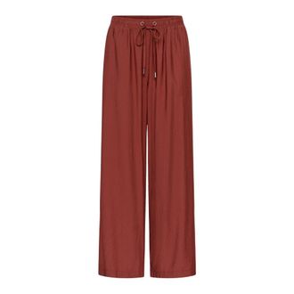 Kaffe KAemily Weite Hose - - Trousers - Damen - Braun - XL
