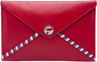 Chanel Sac pochette vintage doccasion - Femme - Pre-owned - Rouge - Taille: ONE Size