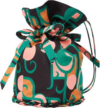 La DoubleJ Femme, Sacs, Multicolore, Taille: ONE Size Printed Pouch Edition 25