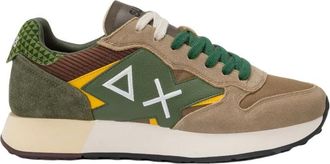 Sun 68 Homme, Chaussures, Multicolore, Taille: 40 EU Baskets dHiver avec Patch en Cuir