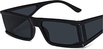 Generic Lunettes de soleil carrées Street Shot tendance pour hommes et femmes 2025 pour les vacances en plein air (couleur : D, taille : 1)