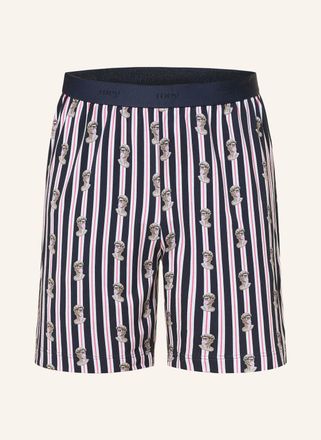 Mey Mey Schlafshorts Serie Marble Muse blau