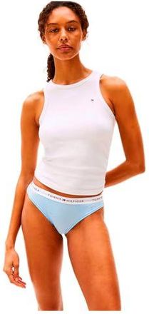 Tommy Hilfiger Slips Forme Bikini Lot de 3 Femme sous-Vêtement, Multicolore (Sweet Blue/Flower Foulard/Ivory), 3XL