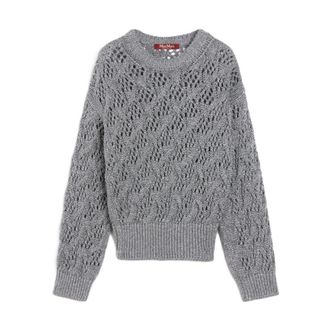 Max Mara Damen, Strickwaren, Grau, XSGr&ouml;&szlig;e