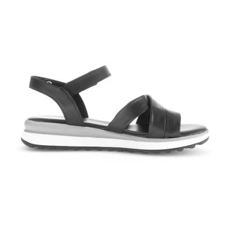 Gabor Schwarze Damensandale - Sommerkollektion - - Shoes - Damen - Schwarzk - 41 EU