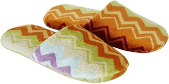 Missoni Home Unisex Slippers Giacomo Multicolour Fabric Flat Shoes