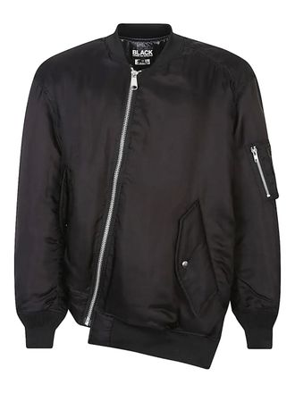 Comme Des Gar&ccedil;ons veste bomber &agrave; design asym&eacute;trique - Noir