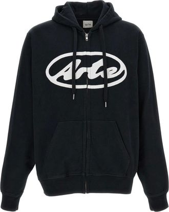 Arte Homme, Sweatshirts et sweats &agrave; capuche, Noir, Taille: S Sweat &agrave; capuche zipp&eacute;