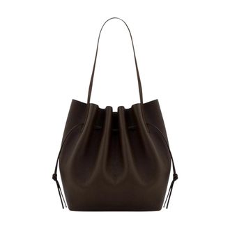 Yuzefi Femme, Sacs, Gris, Taille: ONE Size Sac seau festonn&eacute;