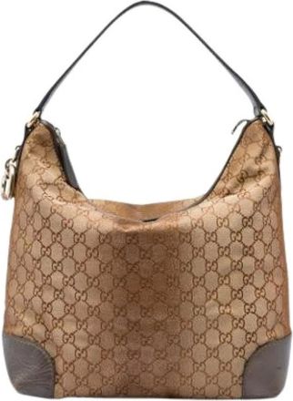 Gucci Sac bandouli&egrave;re vintage Pre-owned - Femme - Pre-owned - Brun - Taille: ONE Size