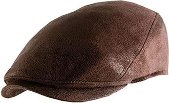 Classic Italy Béret - Casquette Plate Homme ou Femme Lowell - Taille 60 cm - Marron