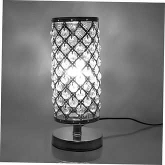 OSALADI Kristall Tischlampe Dekorative Nachttischlampe Für Wohnzimmer Heimgebrauch Kreative Szenenleuchte Kristalllampe Schreibtischleuchte Desktop Lampe Orna
