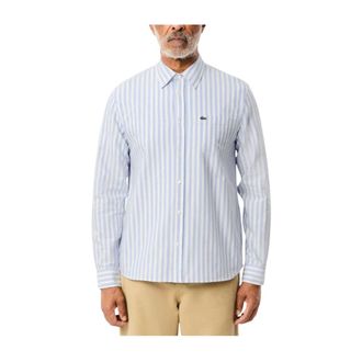 Lacoste Chemise ray&eacute;e &agrave; boutons - Homme - Chemises - Bleu - Taille: M