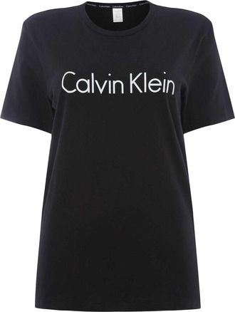 Calvin Klein T-Shirt f&uuml;r Herren/Damen Unisex, Baumwolle (Schwarz)