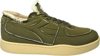 Diadora Femme, Chaussures, Vert, Taille: 38 1/2 EU Baskets Tessuto