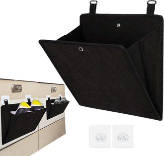 Generic hinter der T&uuml;r - H&auml;ngeorganizer mit 24 F&auml;chern, robuste Aufbewahrungstasche aus Stoff mit Metallhaken | Platzsparender Schuhhalter f&uuml;r Speisekammer, S