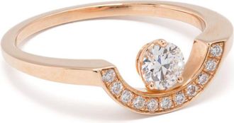 Loyal.e Paris 18kt Intr&eacute;pide Petit Arc Ring aus recyceltem Gold - Rosa