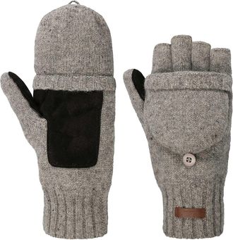 Barts Herren Haakon Bumglove Fäustlinge, Grau (GREY 0002), Medium (Herstellergröße: S/M)