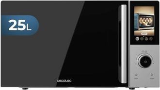 Cecotec Digitale Touchscreen-Mikrowelle mit Grill, 25 l, Convection 2500 Touch, 900 W, Grill 1200 W, Touch-Steuerung, Konvektion 2200 W, 8 Programme, Timer 60