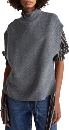 Benetton Damen Maglia G/C S/M 1244d10ef Herren Weste, grau, XL