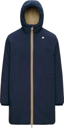 K-Way Jacob St Warm Double - Homme - Manteaux - Bleu - Taille: XL