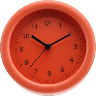 UPKOCH Runde Stille Desktop-Uhr Minimalistischer Wecker Ohne Ticken Geräuscharm Kompakt Für Schlafzimmer Und Büro Praktisches Geschenk Für Familie Und Freund