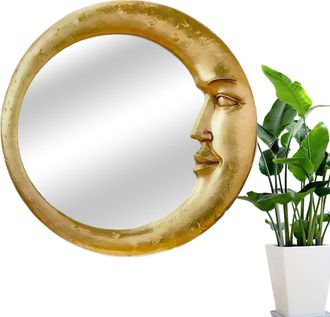 Generic wandspiegel badezimmer retro spiegel schlafzimmer mond wandspiegel leichte wohnaccessoires f&uuml;r schlafsaal wohnung wohnung k&uuml;che wohnzimmer