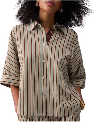 Liu Jo Femme, Blouses et Chemises, Vert, Taille: 38 FR Chemises