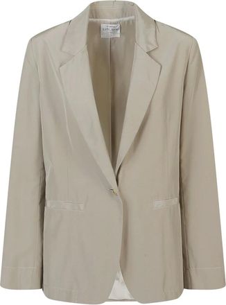Forte_Forte Femme, Vestes, Beige, Taille: 36 FR Chic Veste Boxy en Taffetas
