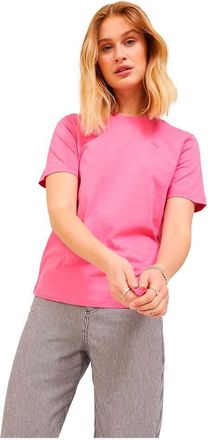 Jack & Jones Damen Jjxx Jxanna Ss Reg Every Small Logo Tee Noos T-Shirt, Carmine Rose/Print:magenta Jjxx Logo, S