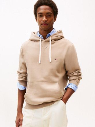 Tommy Hilfiger Hoodie ESS SEASONAL FLEECE HOODY mit Kapuze und Kängurutasche unifarben, casual, regular fit, Baumwollmix, Kapuze