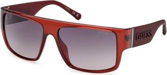 Guess Homme, Accessoires, Rouge, Taille: 59 MM Gu00165 66B Lunettes de soleil