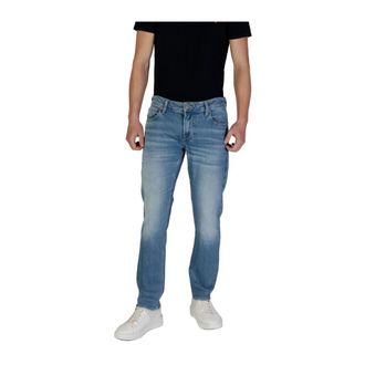 Guess Homme, Jeans, Bleu, Taille: W34 L32 Jean Bleu avec Fermeture Éclair pour Homme
