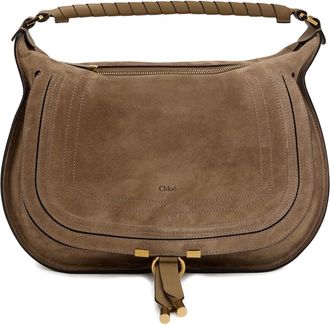 Chlo&eacute; Femme, Sacs, Brun, Taille: ONE Size Marcie Shoulder Bag