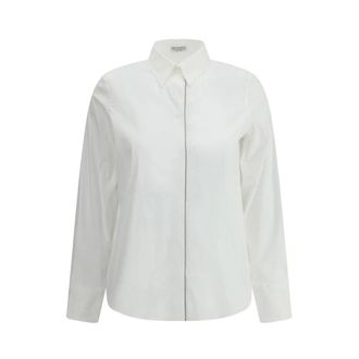 Brunello Cucinelli Shirts - - Blouses & Shirts - Damen - Wei&szlig; - M
